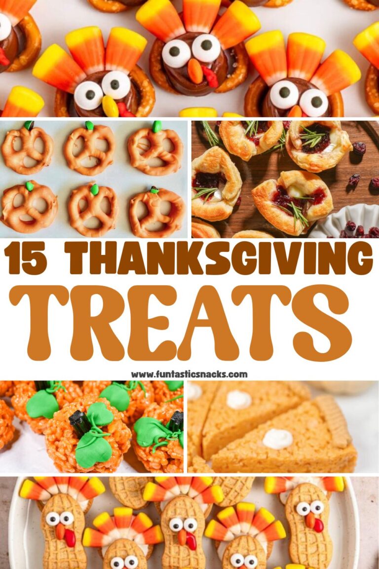 15 Festive Thanksgiving Treat Ideas To Enjoy - Funtastic Snacks