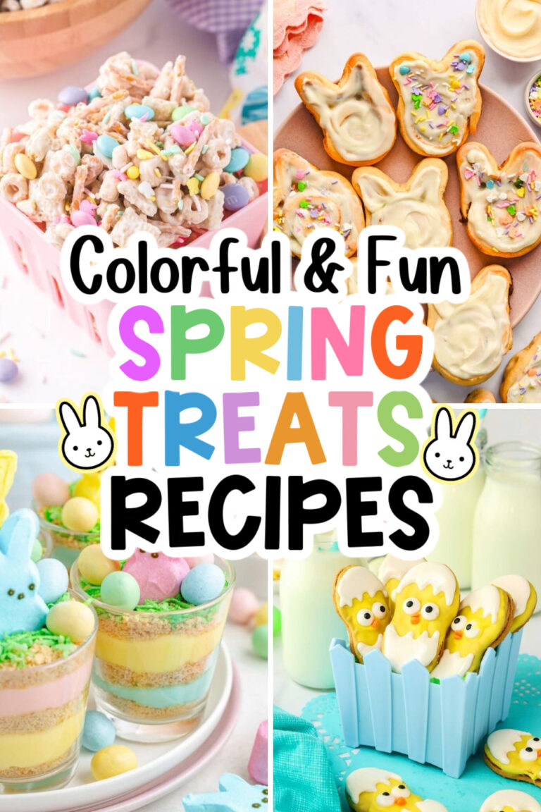 14 Fun & Colorful Spring Treats For Bake Sale Ideas - Funtastic Snacks