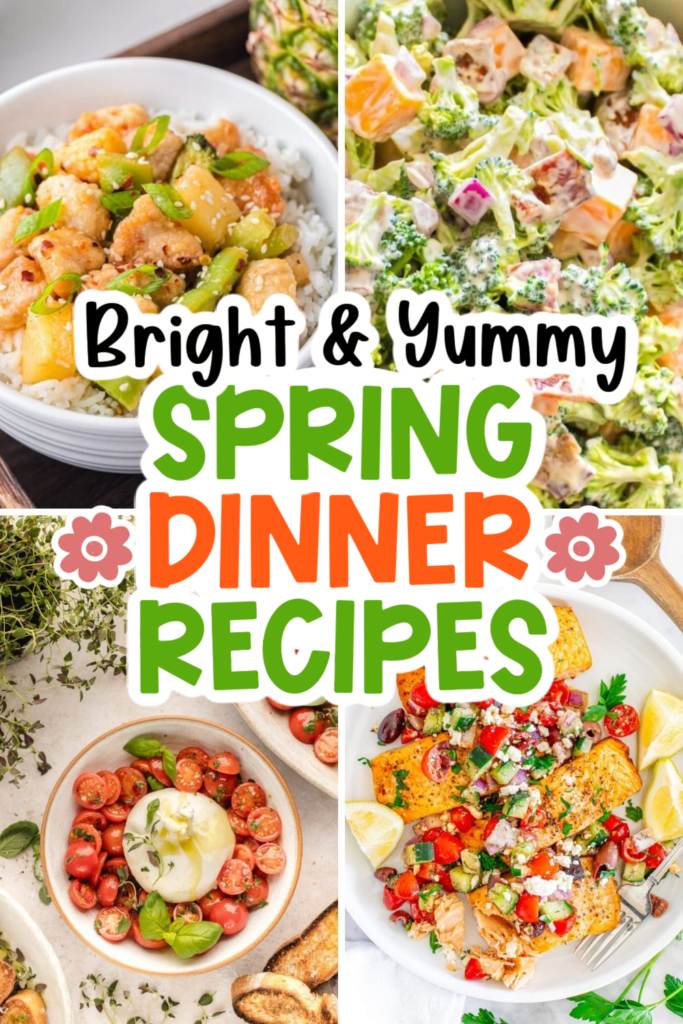 15 Vibrant Spring Recipes To Taste The New Season - Funtastic Snacks