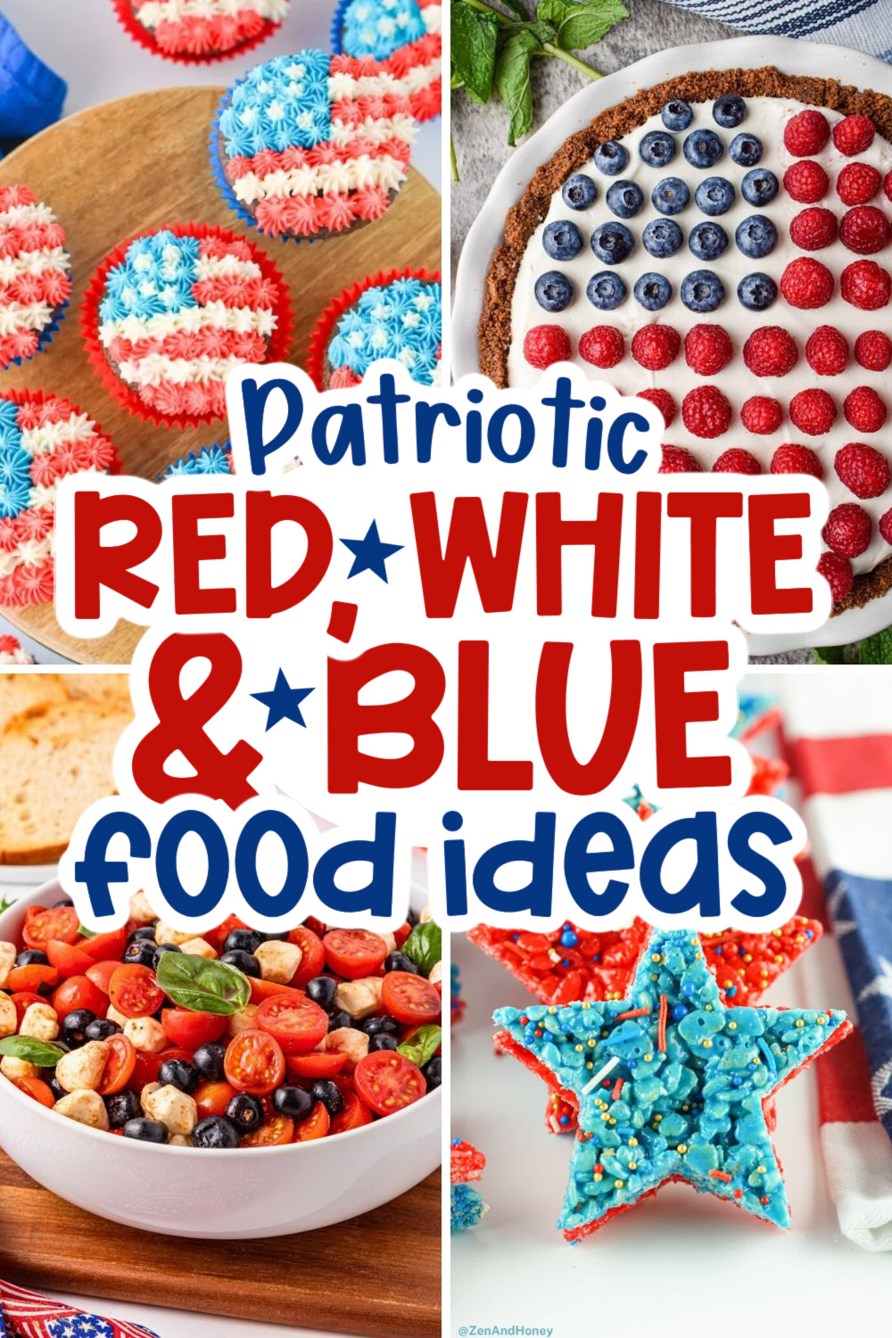 16 Red White and Blue Food Ideas for Patriotic Parties - Funtastic Snacks